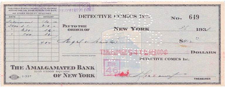 Superman creators Jerry Siegel and Joe Shuster sold the rights for $130 ...