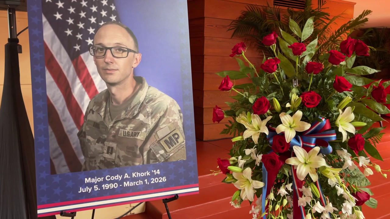 Florida Southern College memorializes Maj. Cody Khork: 'Building better ...