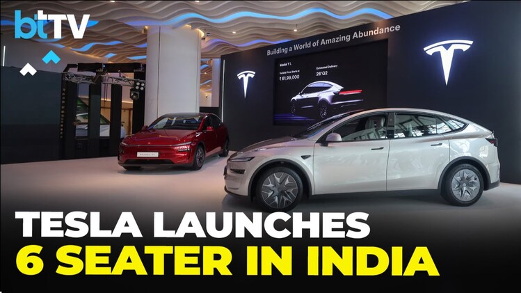 Tesla Model Y L debuts in India: 6-seater SUV with 681 km range at ₹61. ...