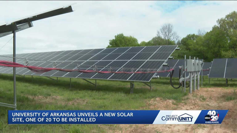This Fayetteville solar site is already powering UofA as demand for ...