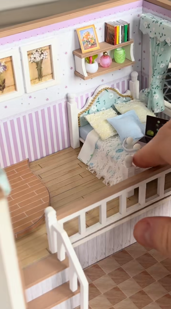 DIY miniature house room decor creative build