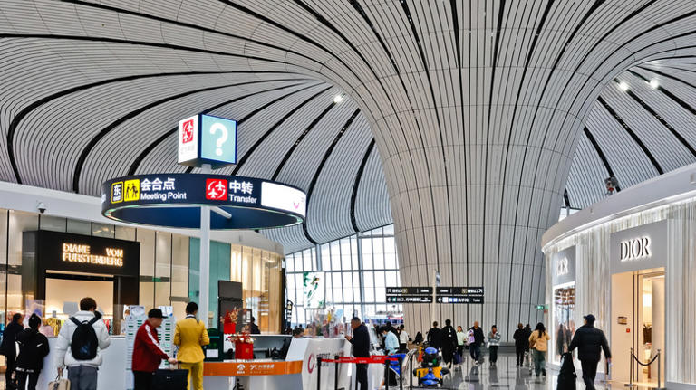 The world's largest airport terminal is an architectural masterpiece ...