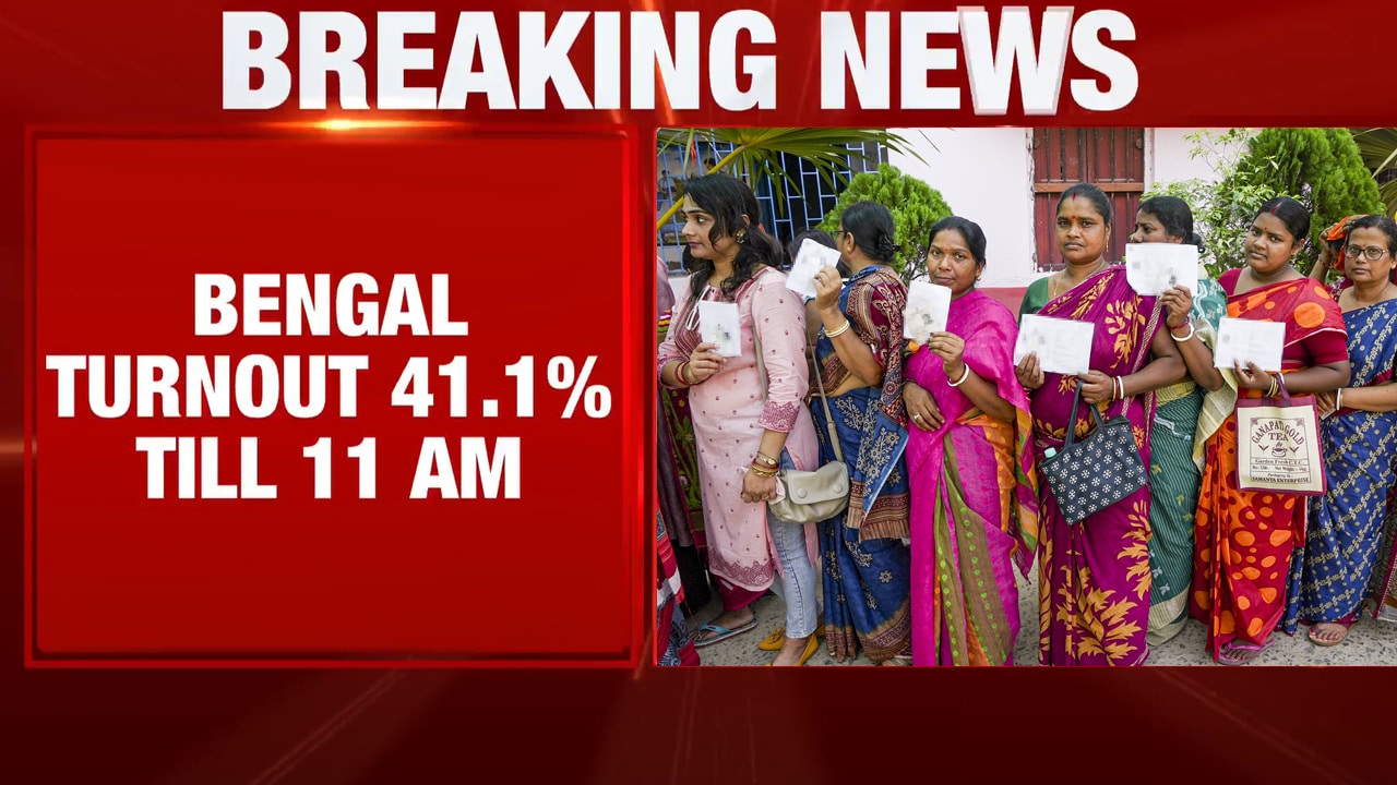 Bengal sees over 41% voting till 11 am, Tamil Nadu at 37.6%