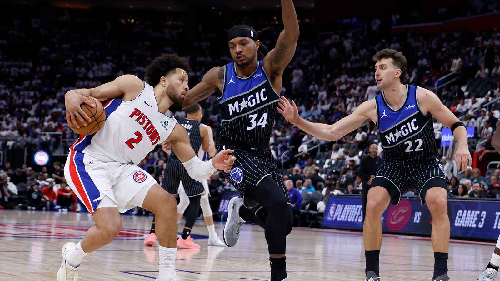 Jamahl Mosley credits 'timely' Pistons for Magic’s lack of Game 2 rhythm
