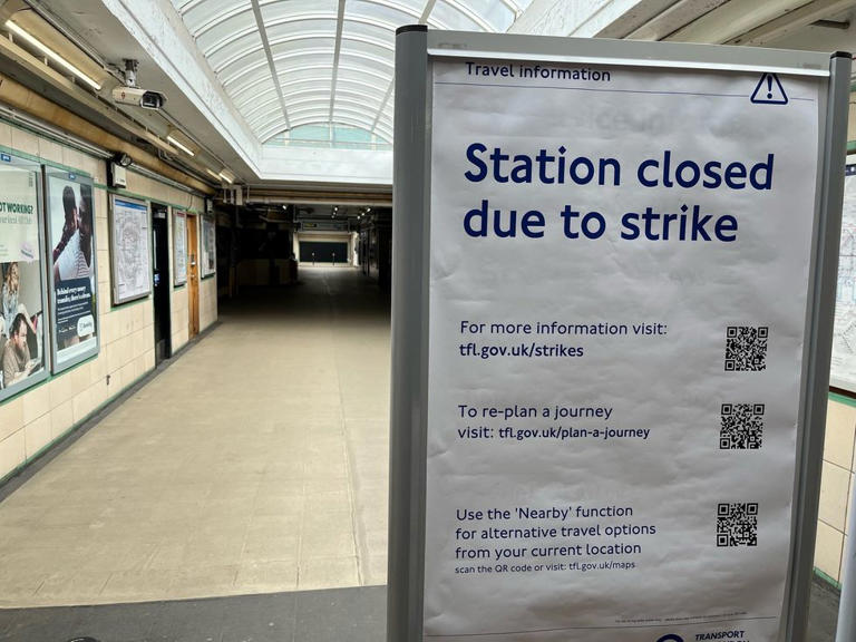 Tube strikes bring more chaos to London as second 24-hour walk out begins