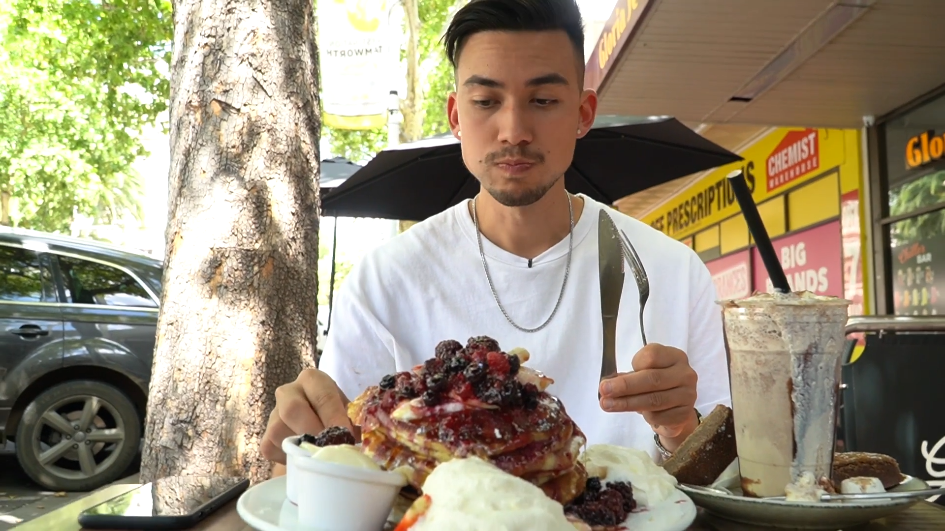 He ate like the locals for one day - then gained 4 pounds