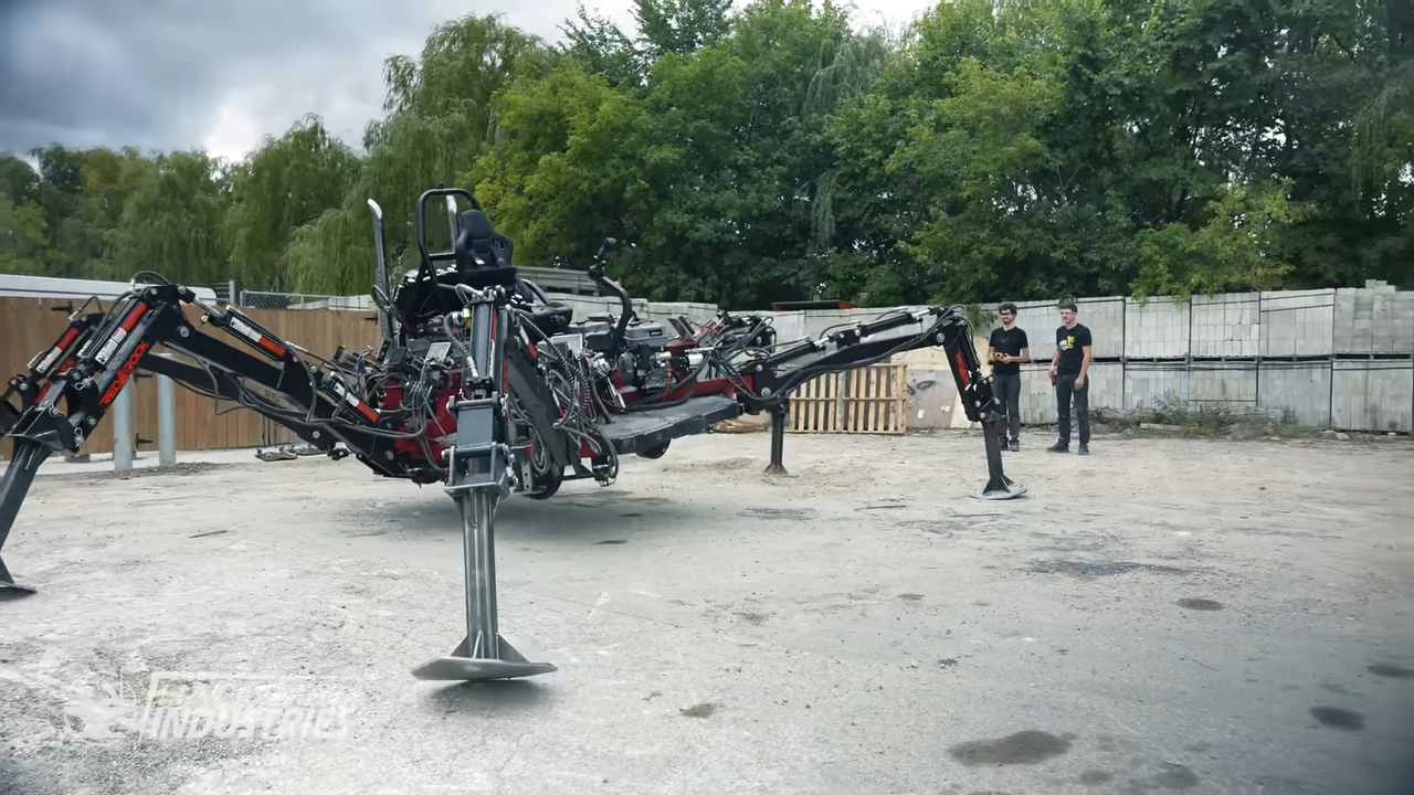 This giant walking machine looks like it’s built for war