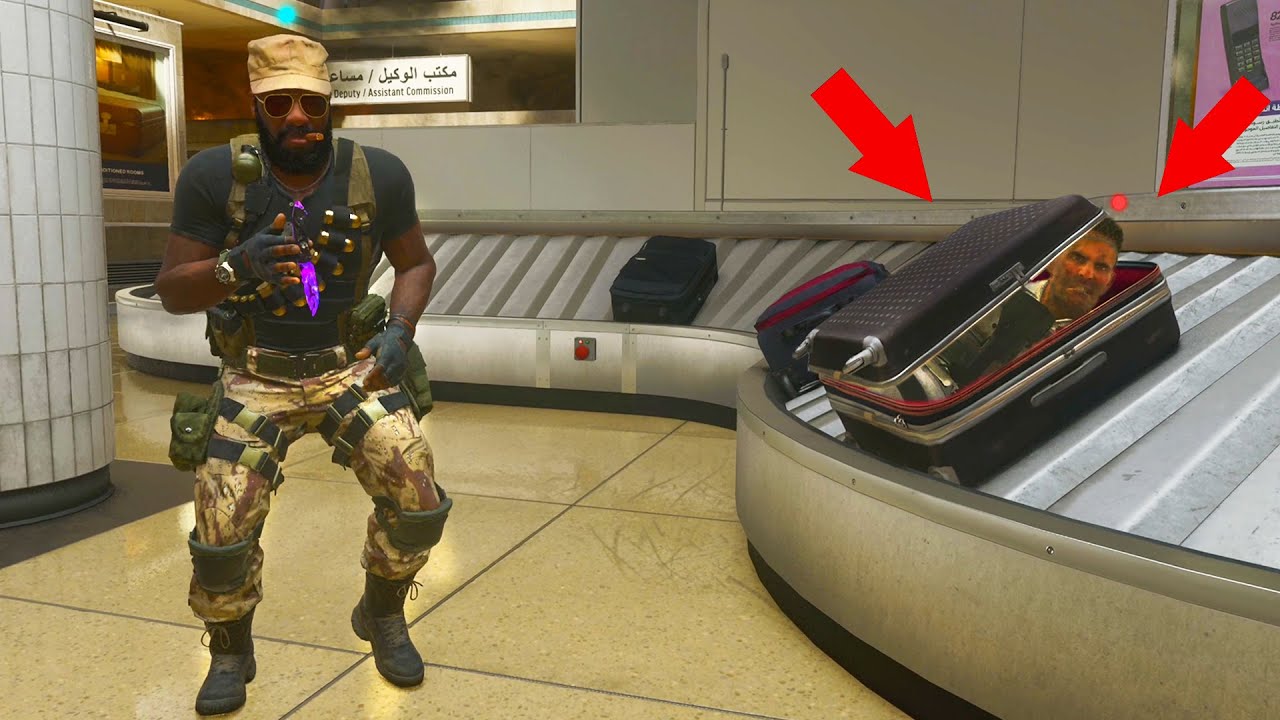 He was hiding inside the suitcase right next to me?