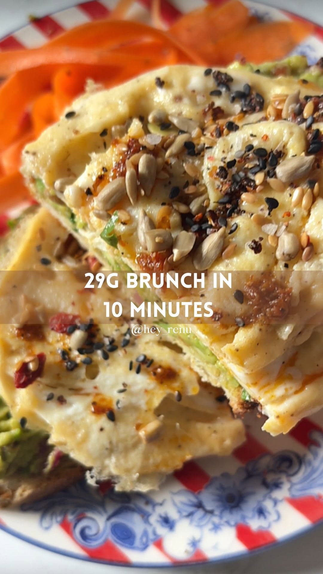 10 minute high protein egg breakfast that looks amazing