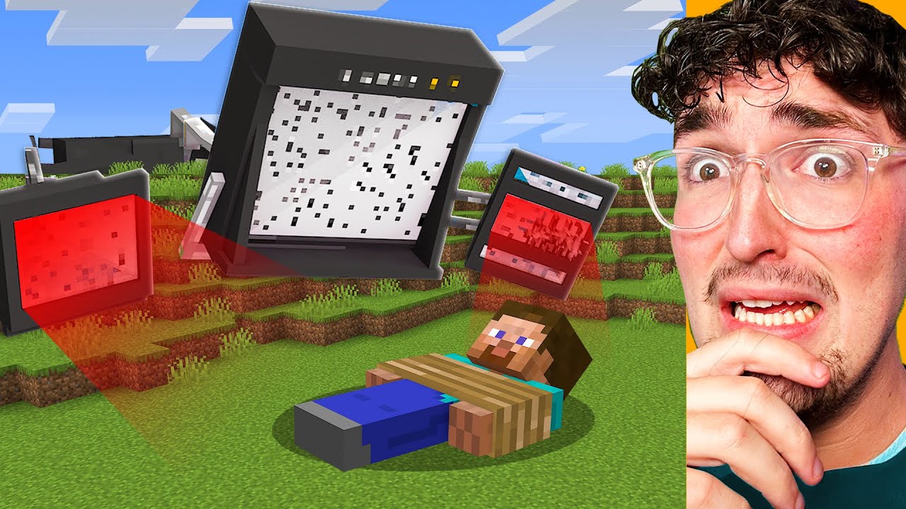 I fooled my friend as TV man in Minecraft