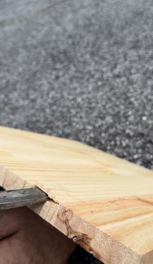 How to hide a screw with a Dutchman-style wood plug
