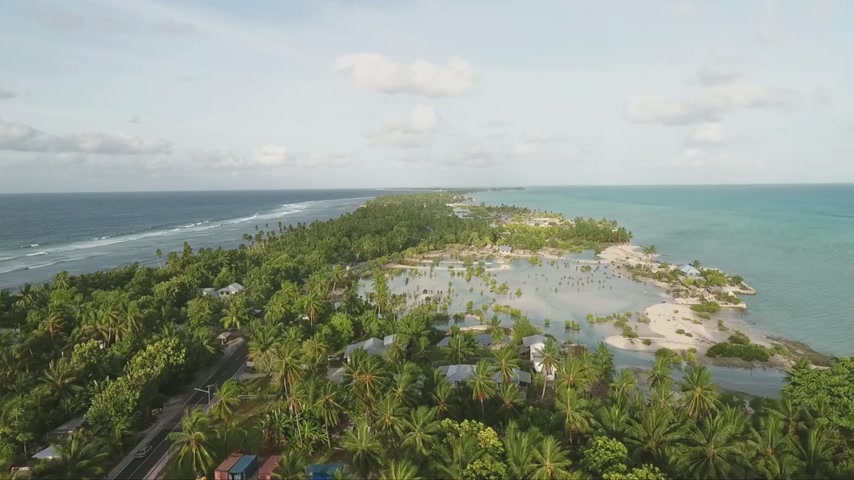 Drone tour of Kiribati: The world’s least-visited country