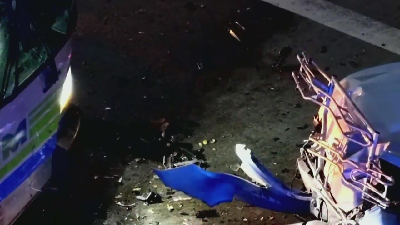Deadly bus vs. car crash shuts down major Miami Gardens road