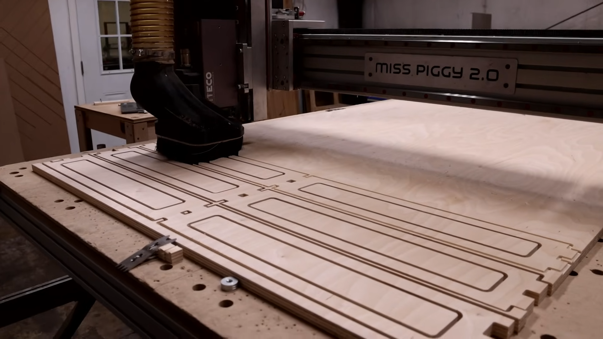 Watch how a simple workbench nearly turned into a shop disaster