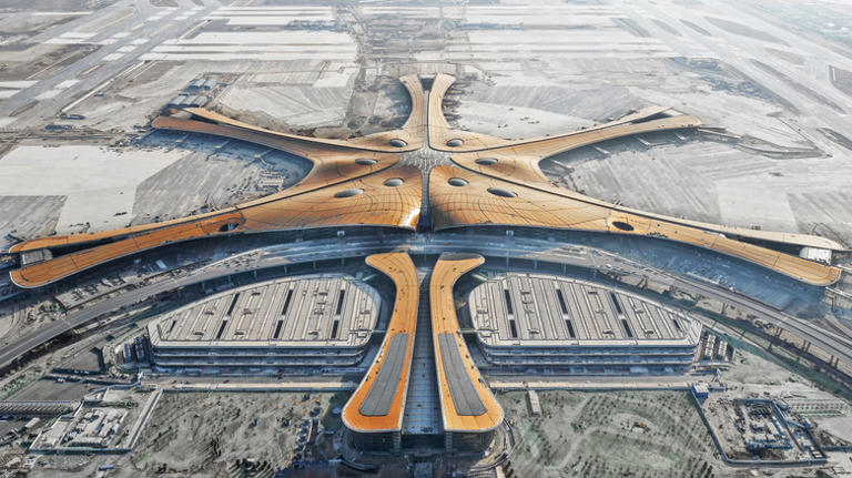 The world's largest airport terminal is an architectural masterpiece ...