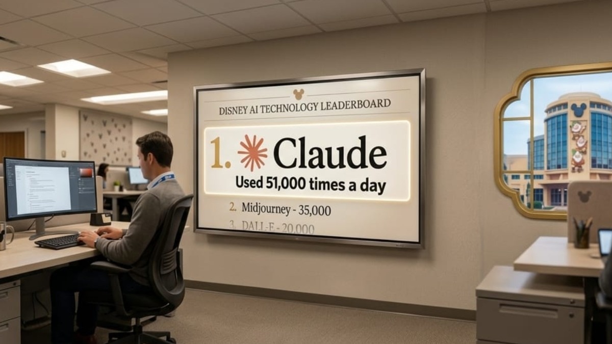Disney joins AI tokenmaxxing trend, one employee uses Claude 51,000 ...