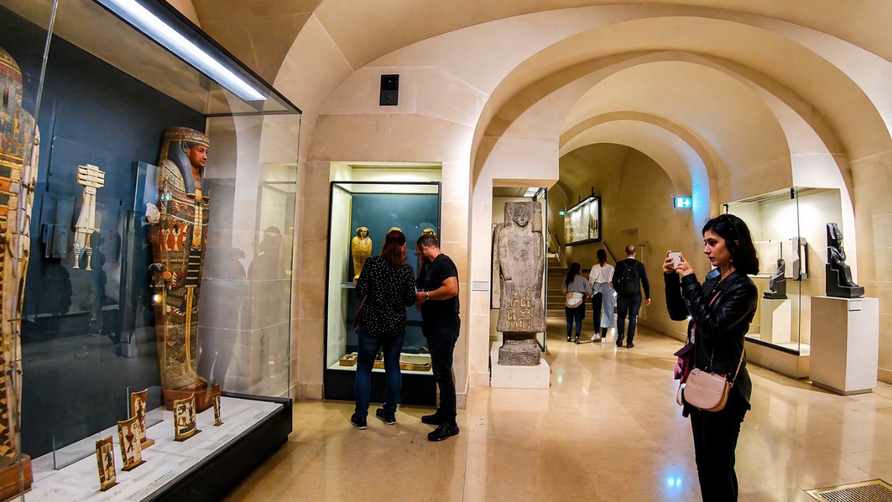 Rundtur i Napoleon-lejlighederne på Louvre-museet (4K)