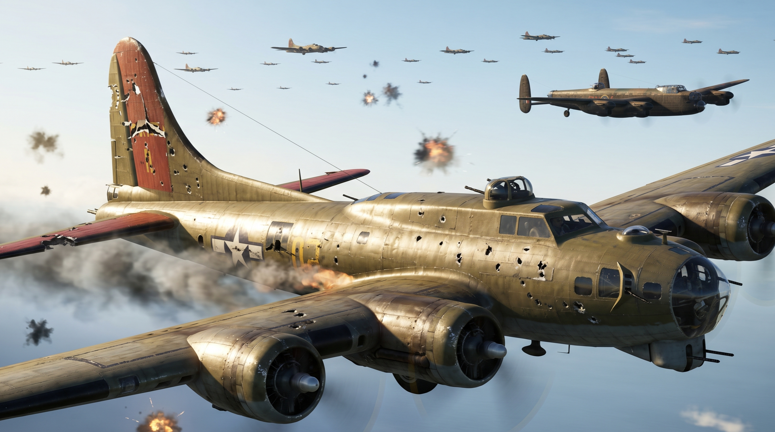Por qué el B-17 era tan resistente en combate