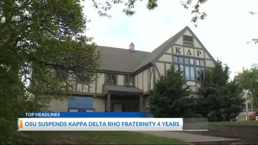 Ohio State suspends Kappa Delta Rho fraternity for 4 years