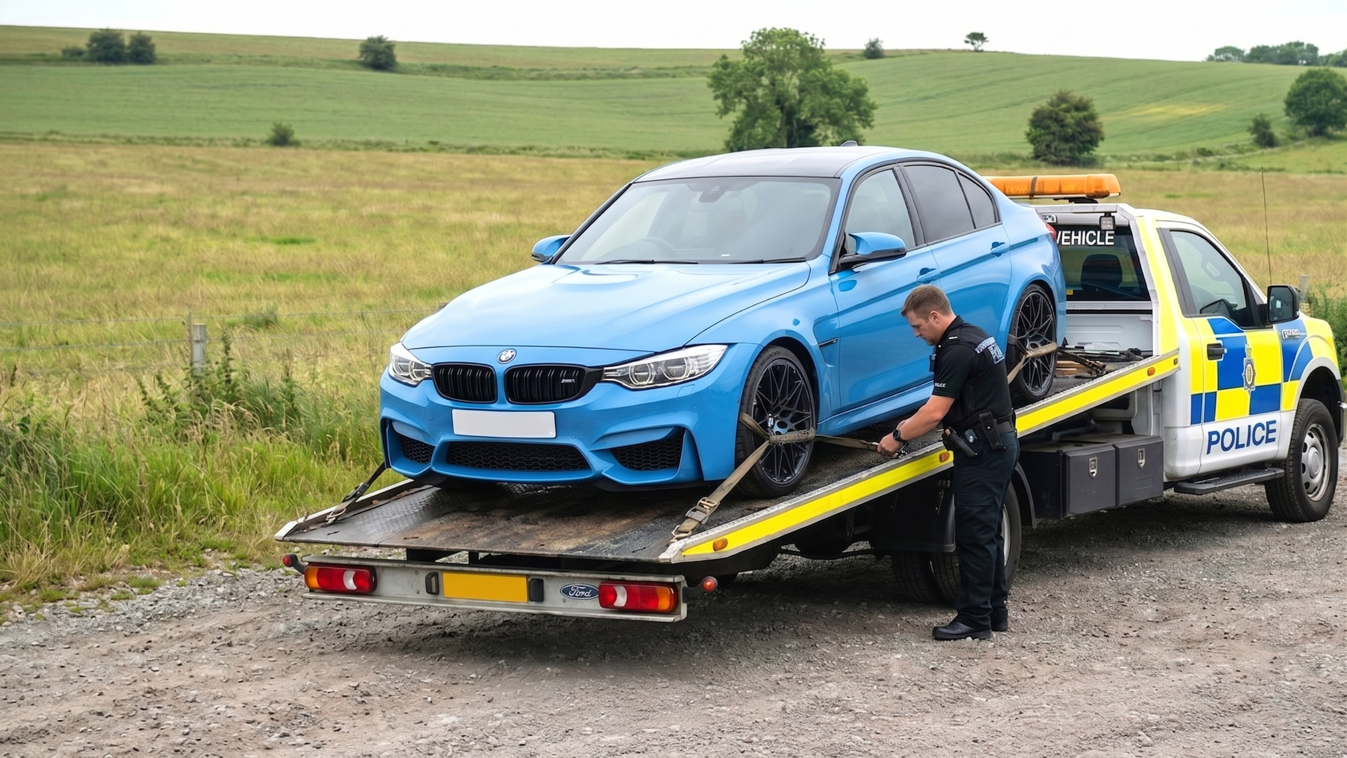Police tried to seize his $30,000 car - just hours before it disappeared