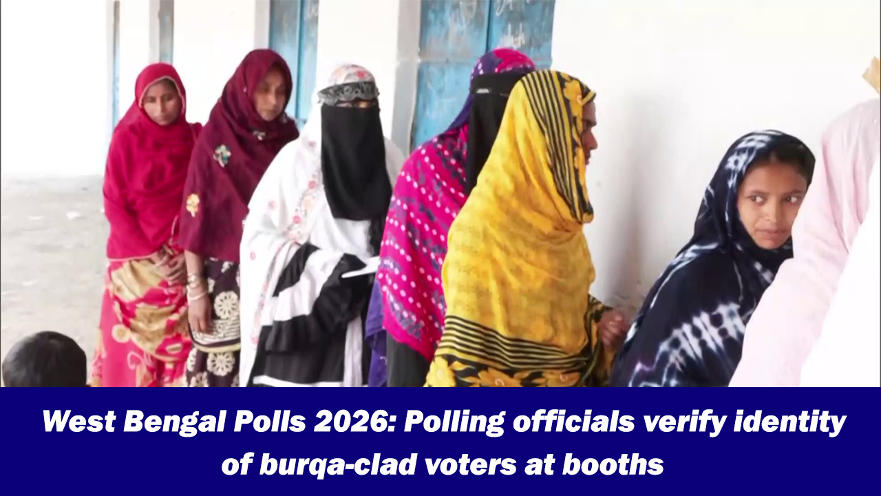 West Bengal polls 2026: Polling officials verify identity of burqa-clad ...