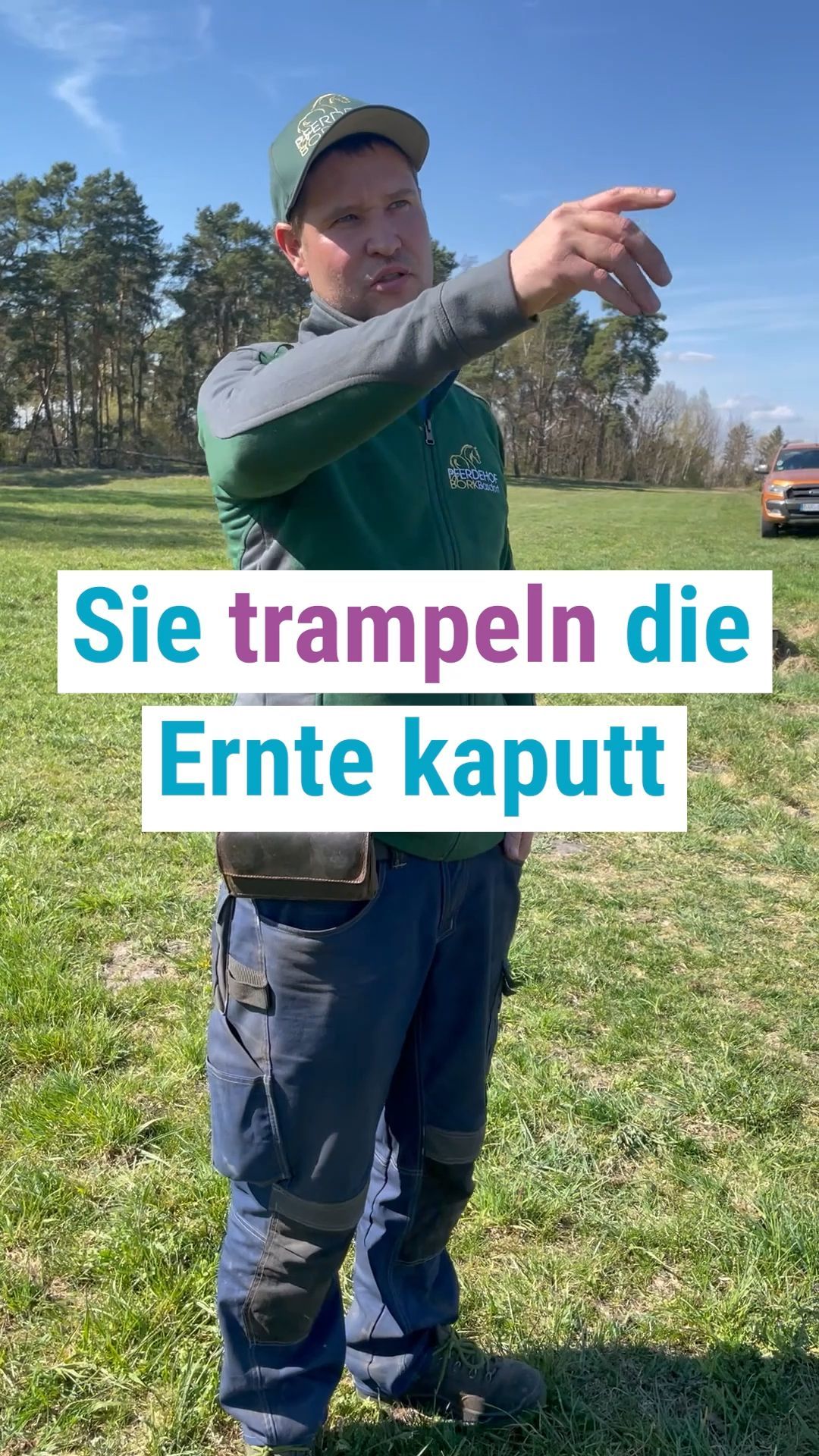 Spaziergänger zertrampeln Felder, Bauern schlagen Alarm