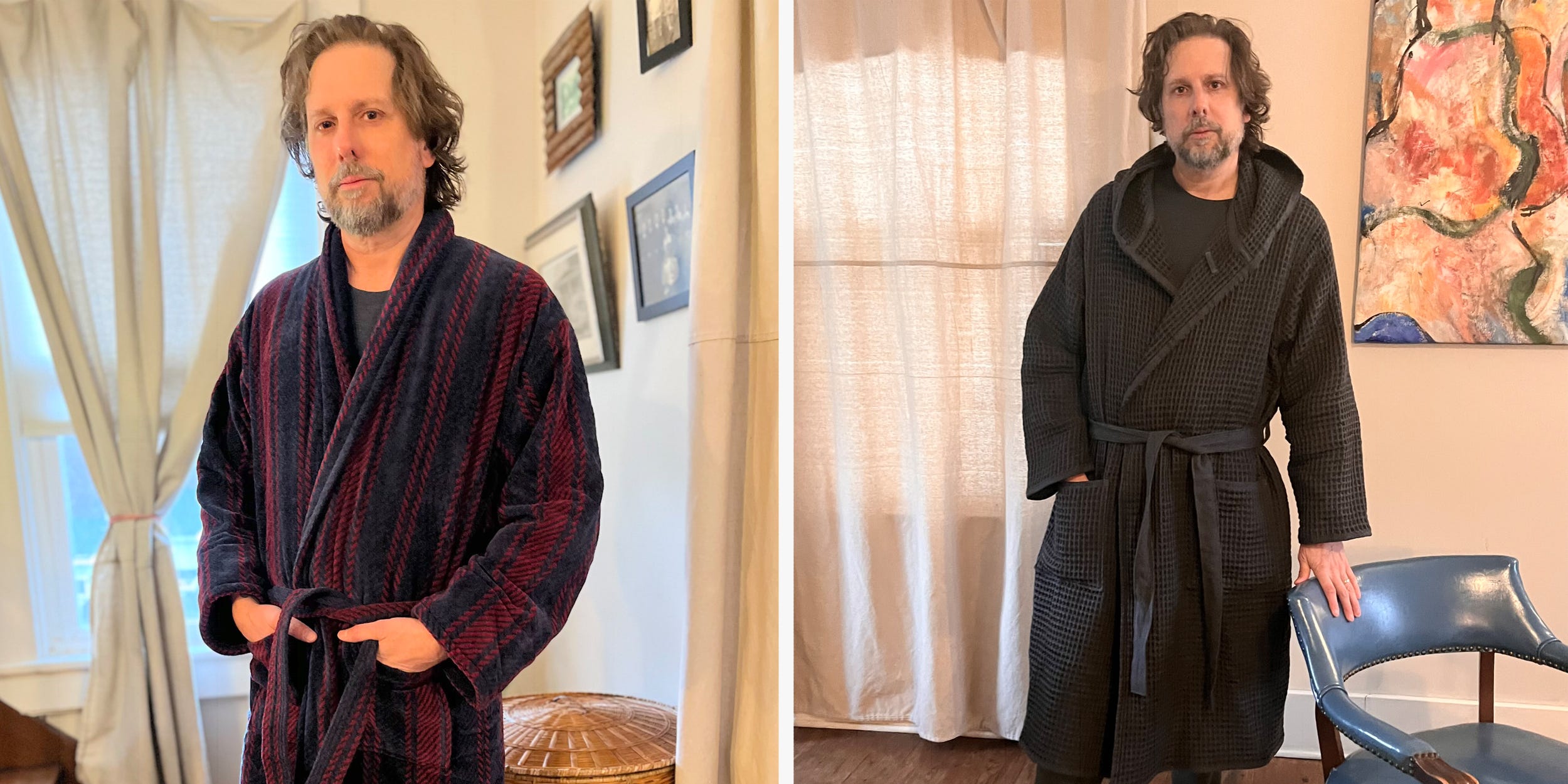 The 9 best men's bathrobes for lounging and showers