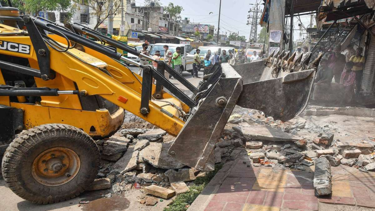 Gurugram Anti Encroachment Drive Ends 6 500 Structures Razed In 5 Day