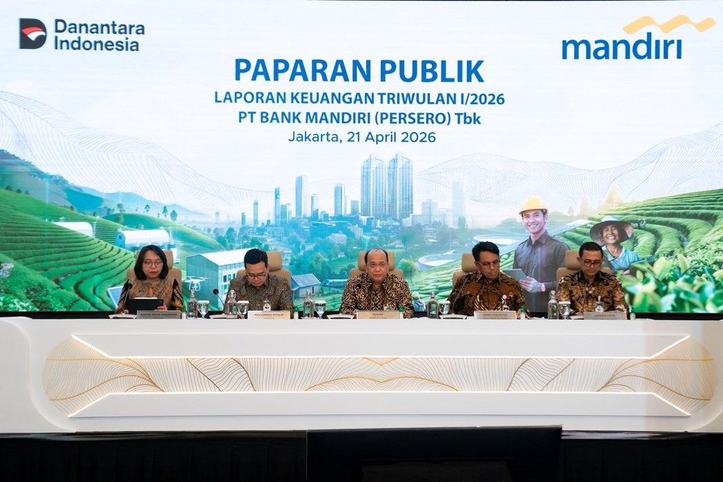 Bank Mandiri catat laba bersih Rp15,4 T di kuartal I 2026