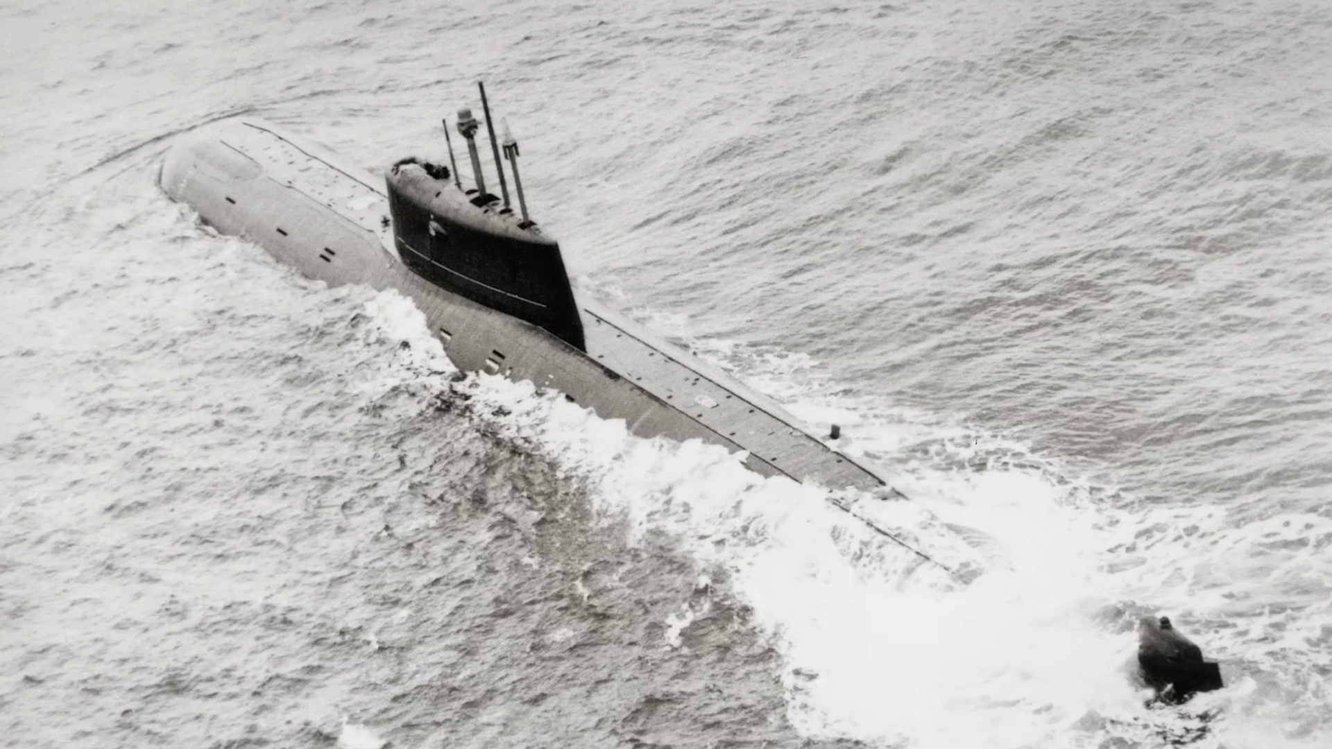 42 sailors escaped a burning submarine only to freeze in open water