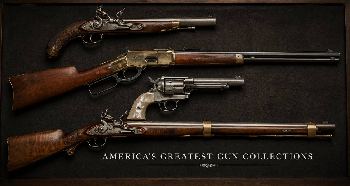America’s most remarkable firearm collections, from presidents to outlaws