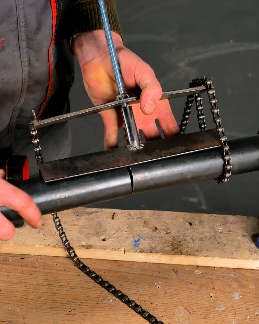 Welder's method for building an iron clamp vise🛠️
