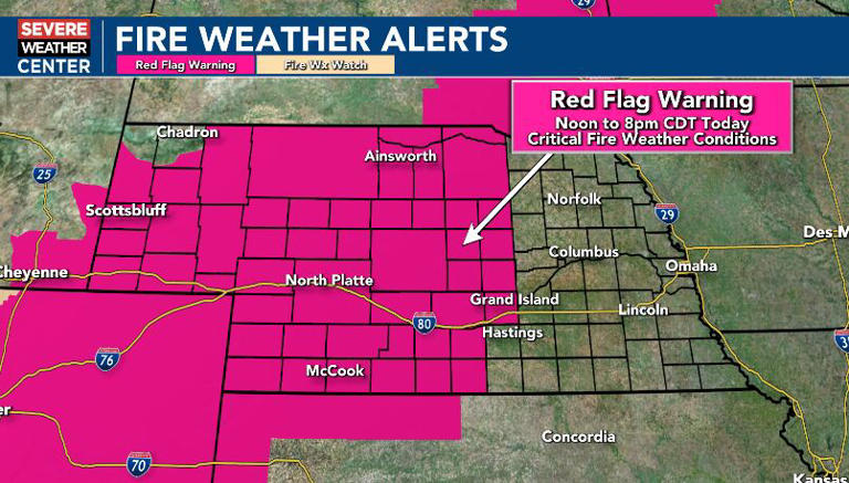 Weather alert day | Tornado watch in place through 7 PM Thursday for ...