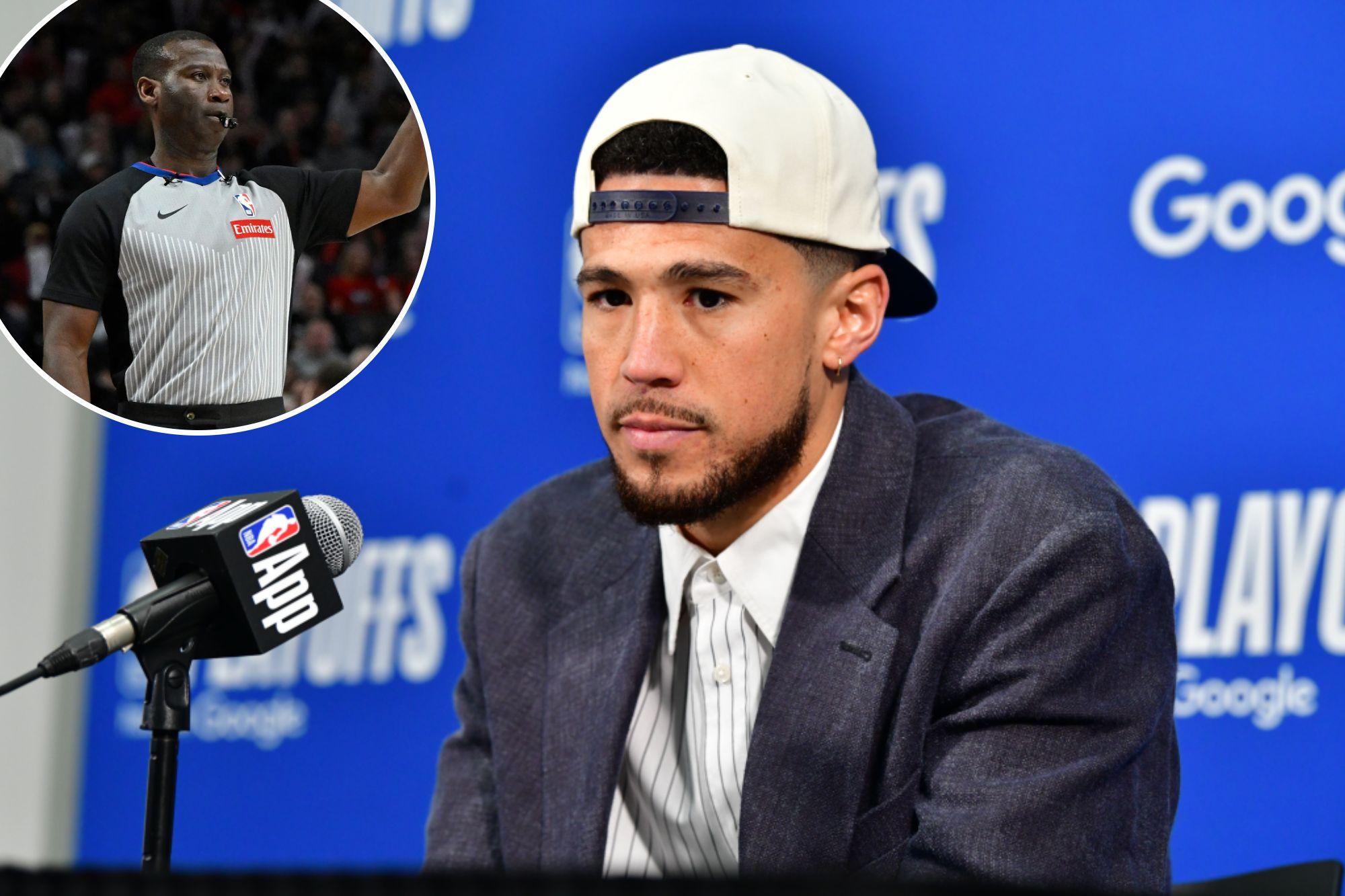 Suns’ Devin Booker calls out ref by name in furious NBA playoff rant ...