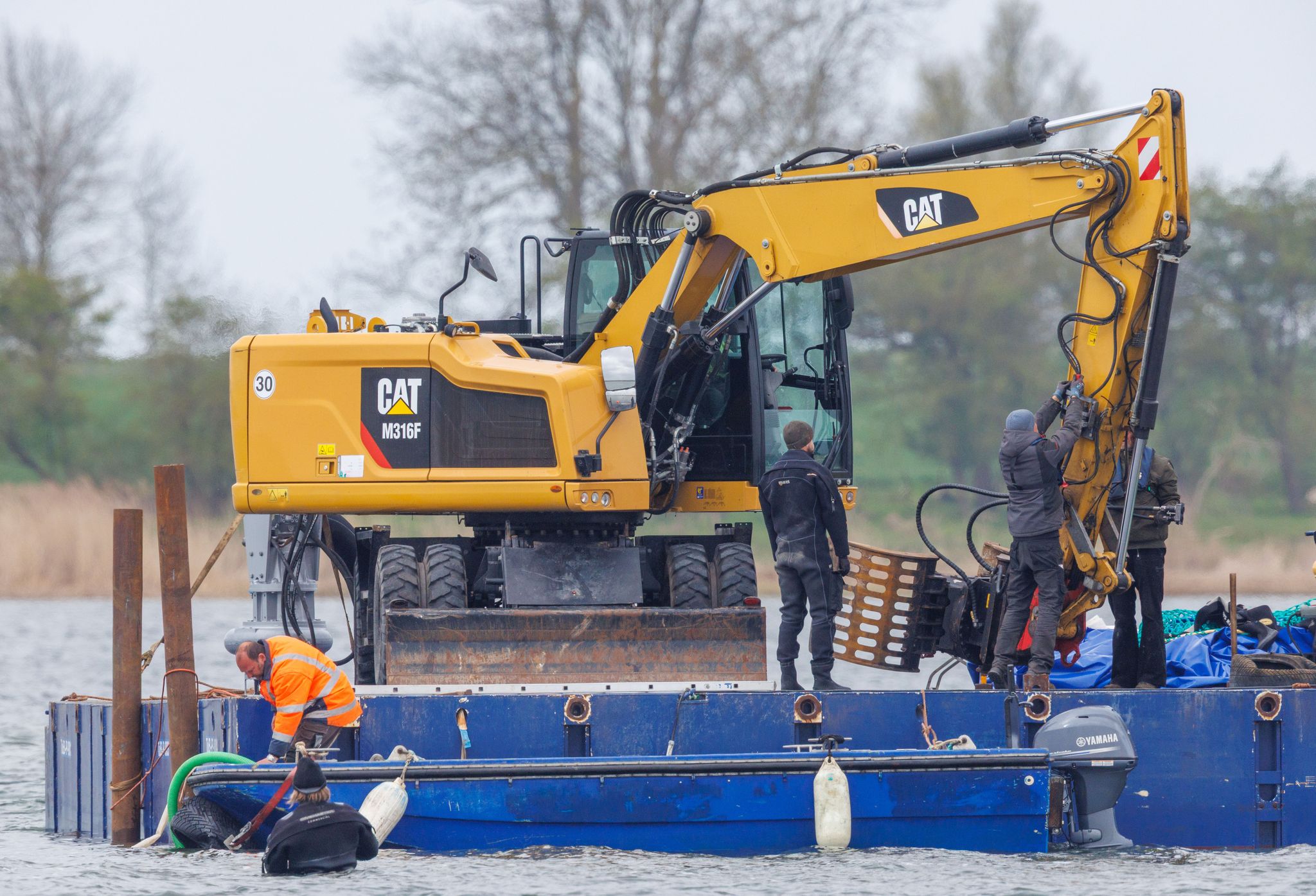 110 Meter trennen Wal vom tieferen Wasser