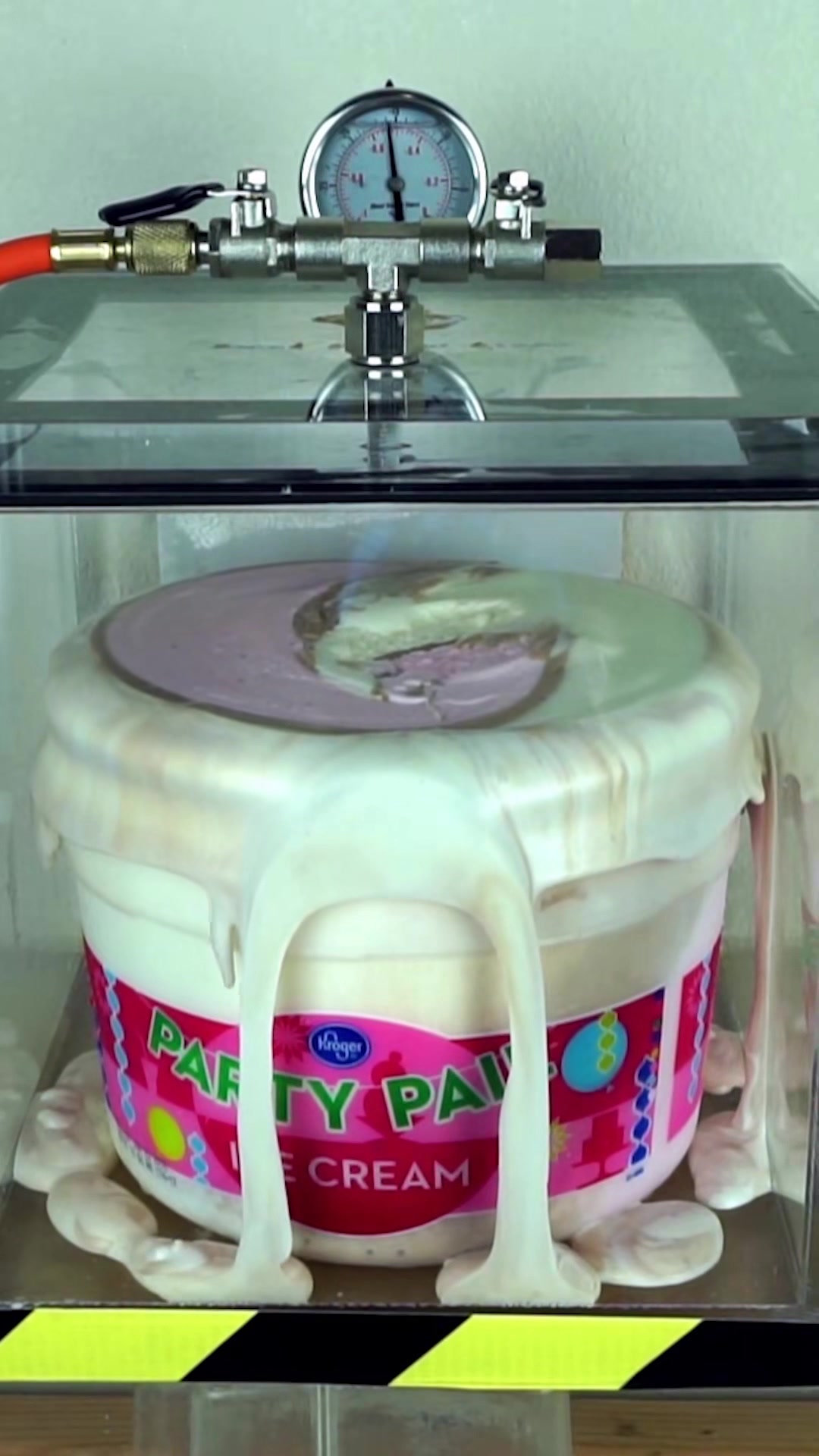 How much air is in ice cream?