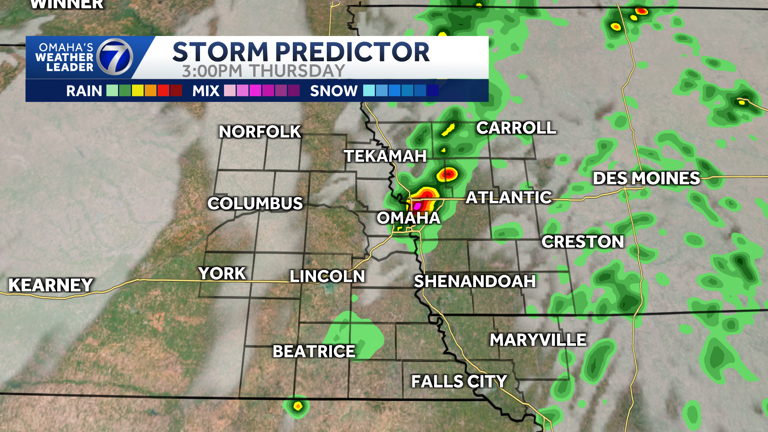 Omaha weather: Tornado warning issued for parts of eastern Nebraska