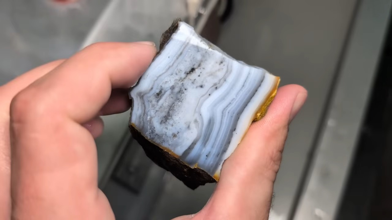 Wait until you see this polished - rough rocks and fossils changed fast ...