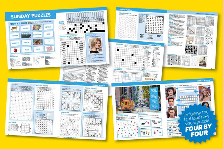 Your weekend has just got bigger with 8 extra pages of puzzles inside ...