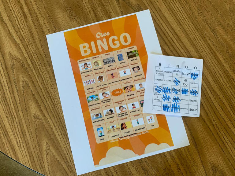 What's the word for fun? Regina school hosts Michif bingo night