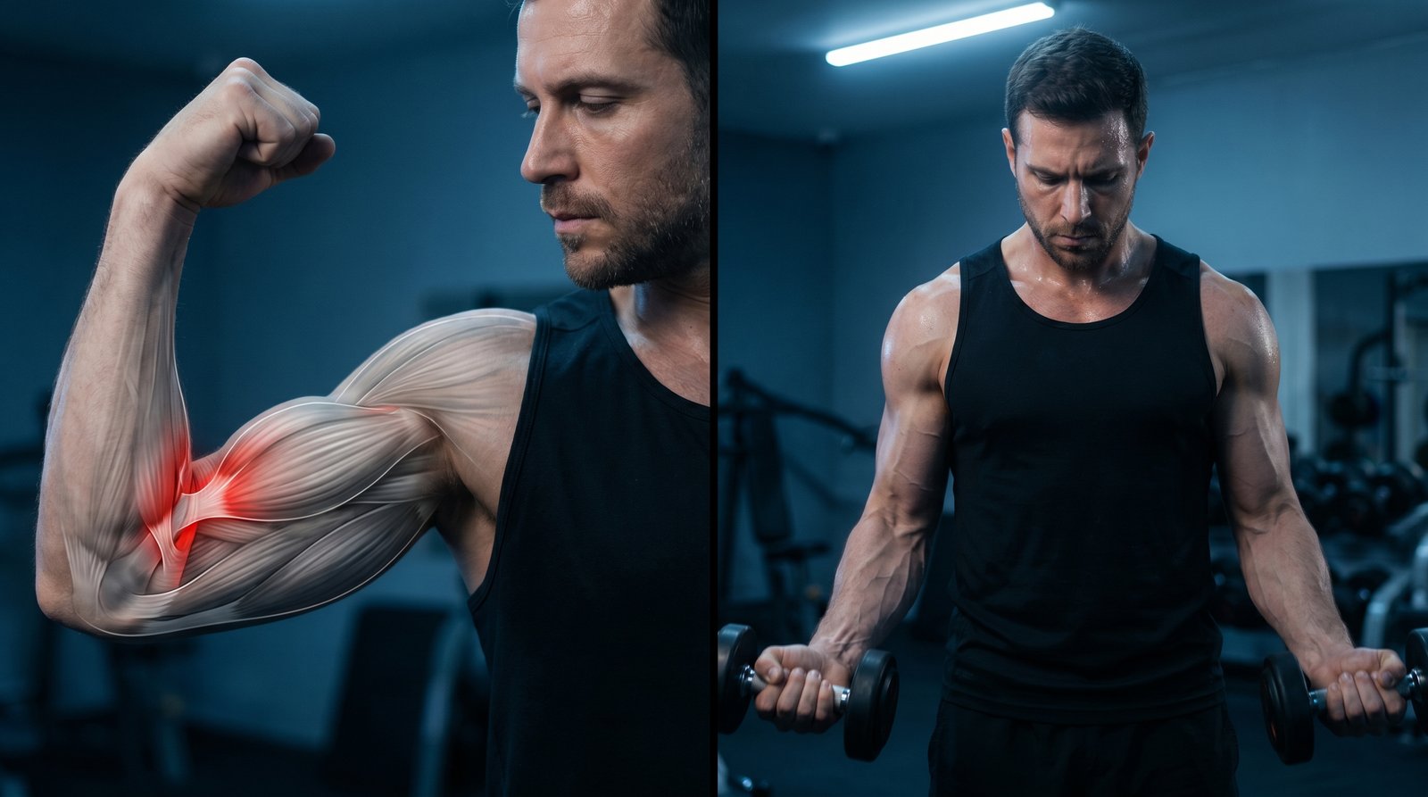 Lower bicep workouts that build stronger thicker arms for men