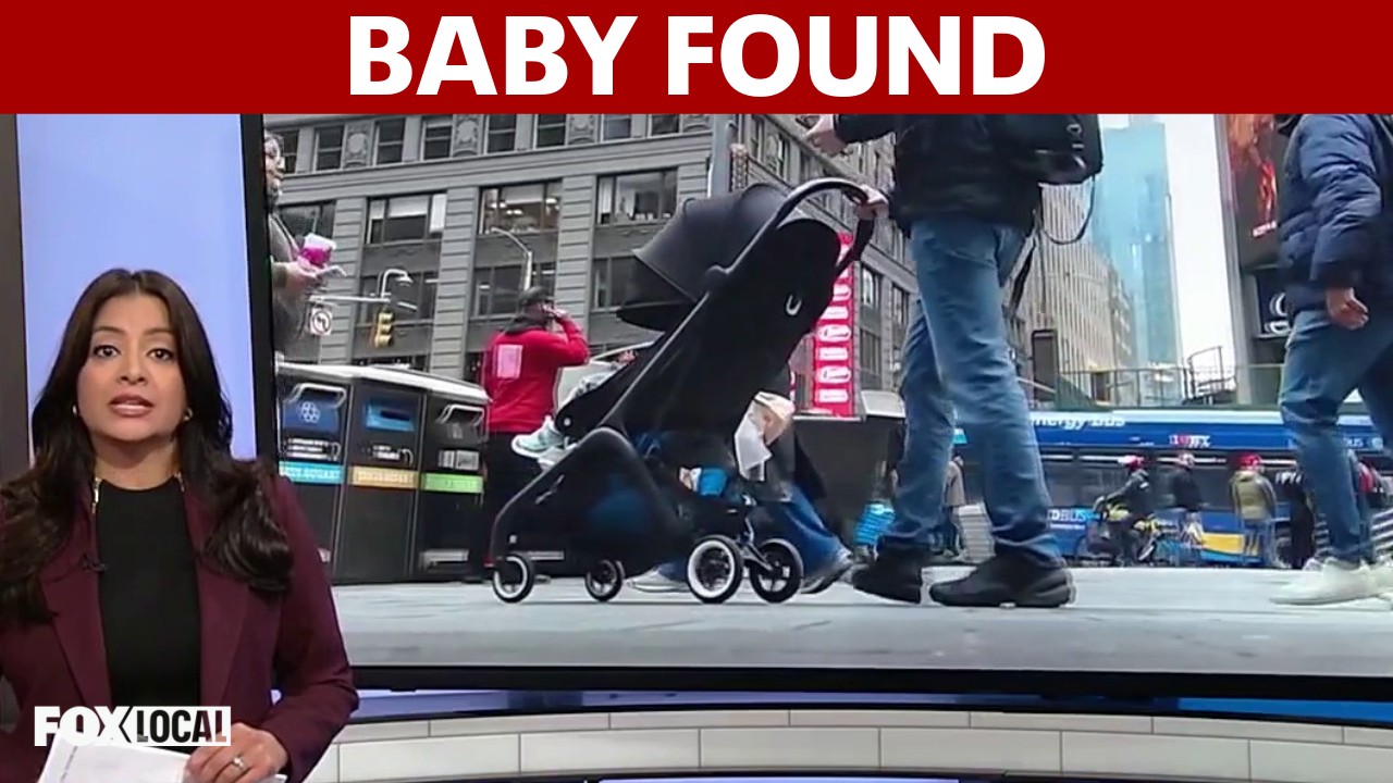 Search continues for father after baby found abandoned in Times Square