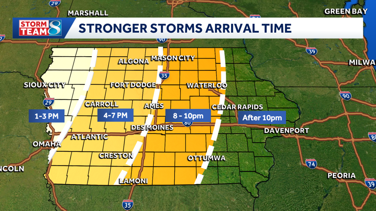 Iowa weather: What to know about severe storms possible today