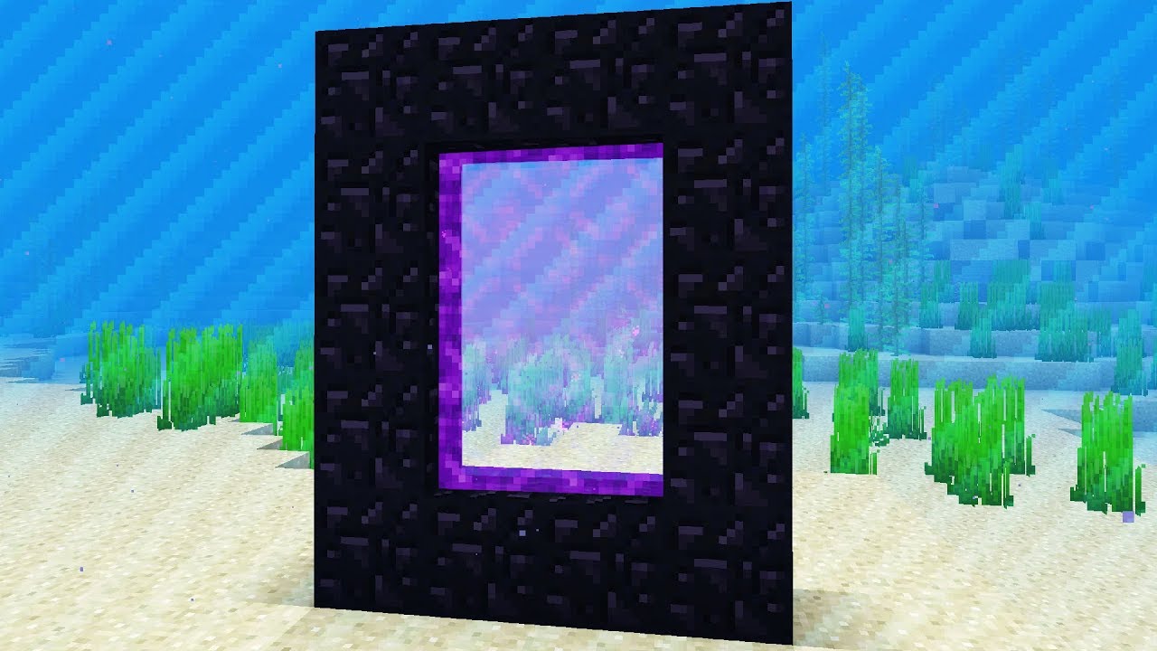 A new underwater dimension in Captive Minecraft survival