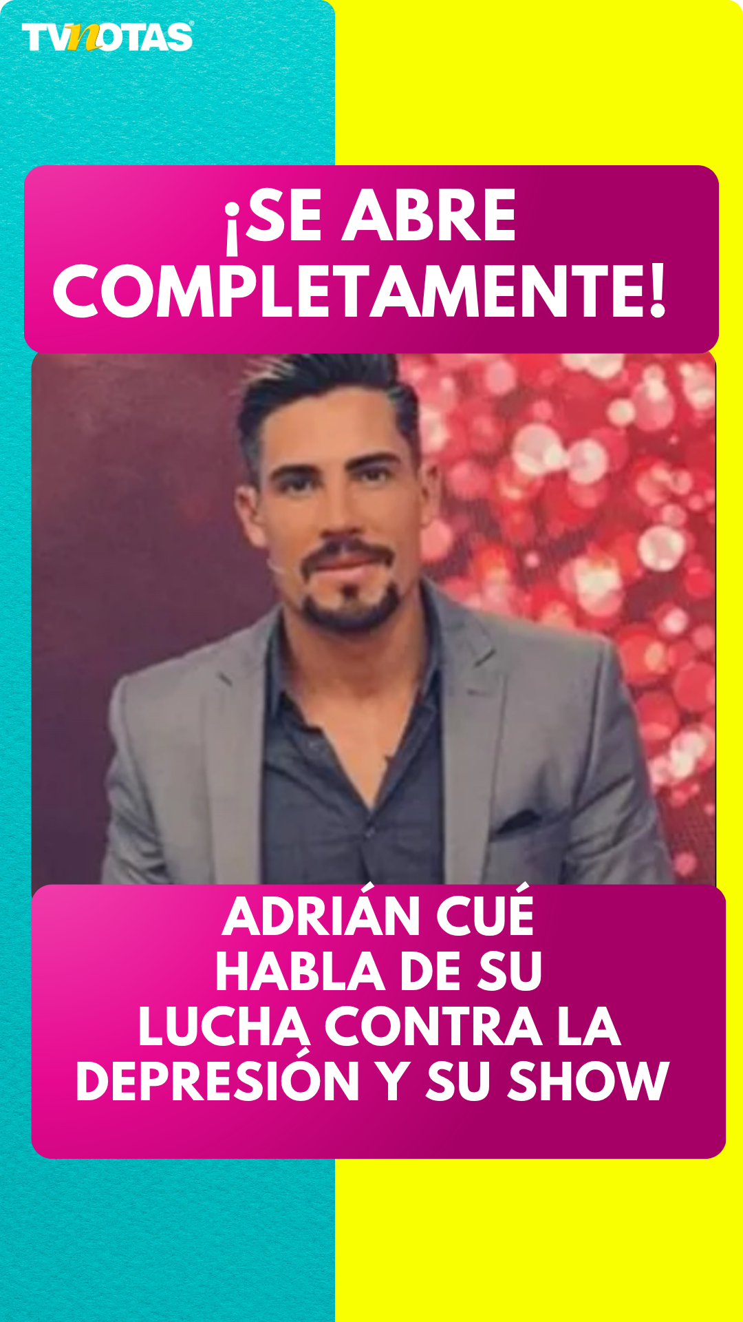 Adrián Cué habla de su depresión y presenta su show Con sombrero ajeno