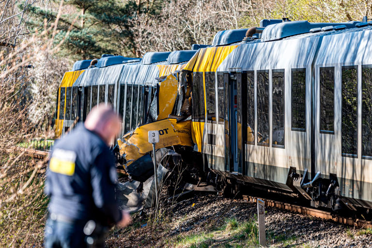 18 people injured when two trains collide in Denmark