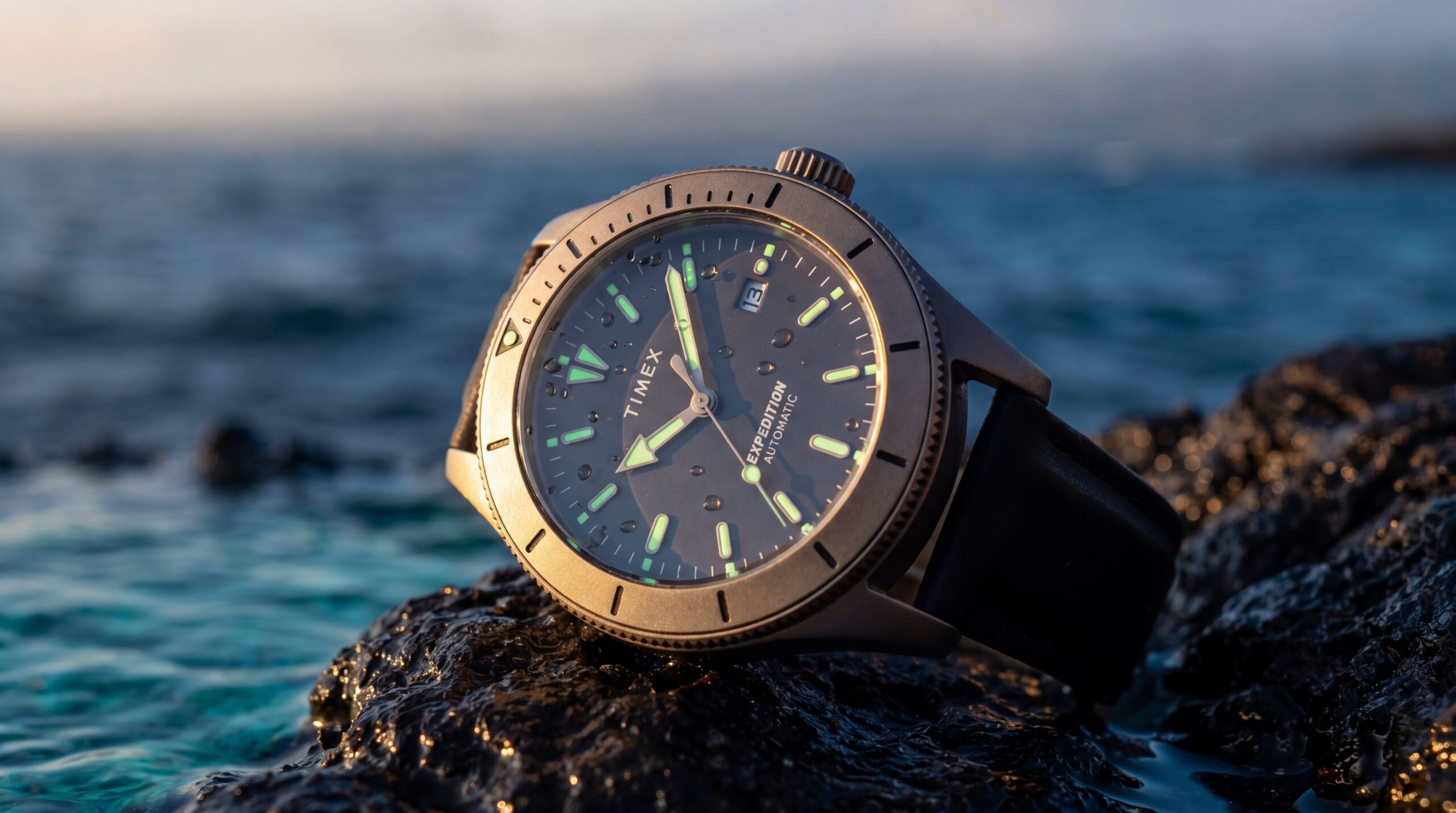 Timex new automatic titanium diver is guaranteed to turn heads