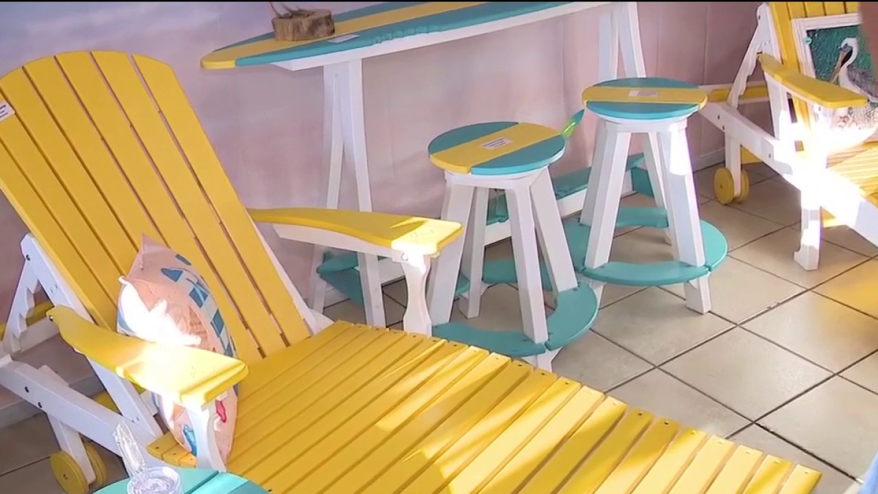 Sun conure recycled plastic furniture