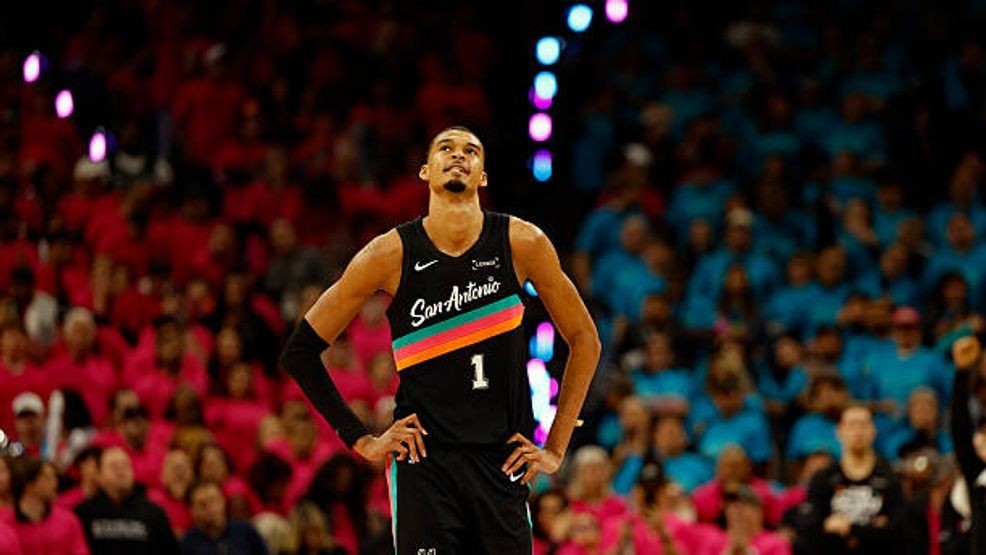 Wembanyama back at practice, no update on Game 3 status