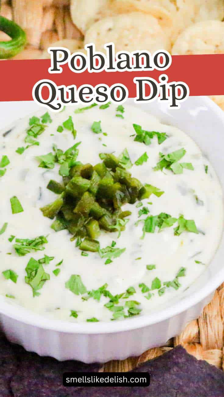 Poblano queso dip